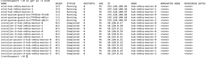 Rebuilding Master Node