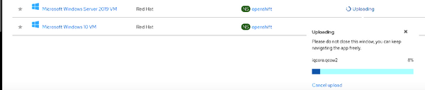 Example Of Deploying A Windows Vm From A Template Using Openshift