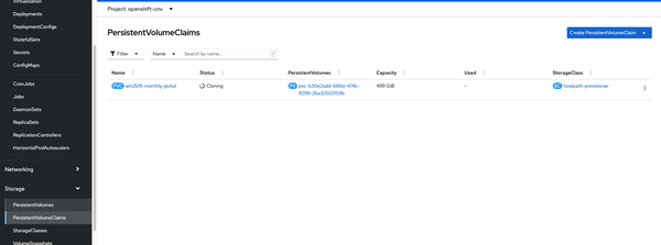 Example Of Deploying A Windows Vm From A Template Using Openshift